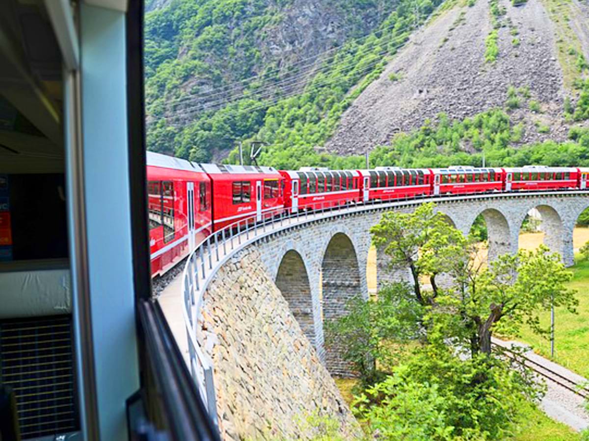 Swiss Alps and St. Moritz Tour from Milan with Bernina Red Train - City ...